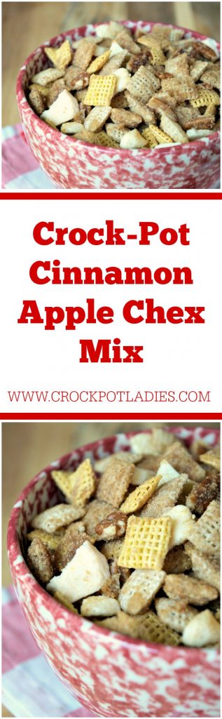 Crock-Pot Cinnamon Apple Chex Mix - Crock-Pot Ladies