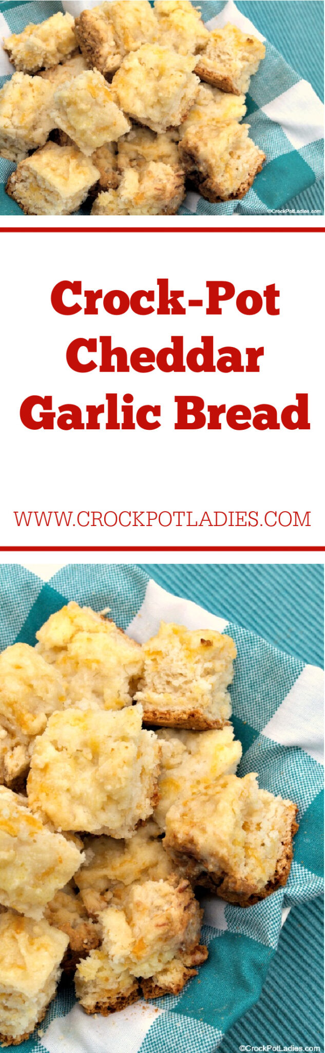 Crock-Pot Cheddar Garlic Bread - Crock-Pot Ladies
